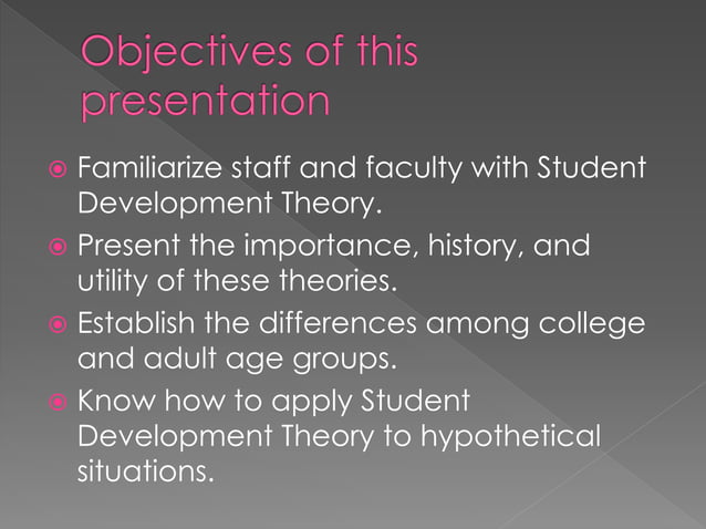 Student development theory | PDF