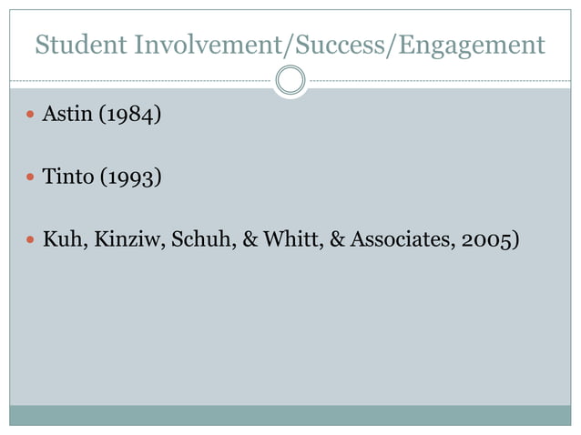 Student development theory | PPTX | College Planning | College Education