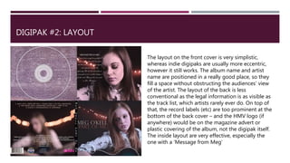 Student Digipak and Magazine Advert Analysis | PPT