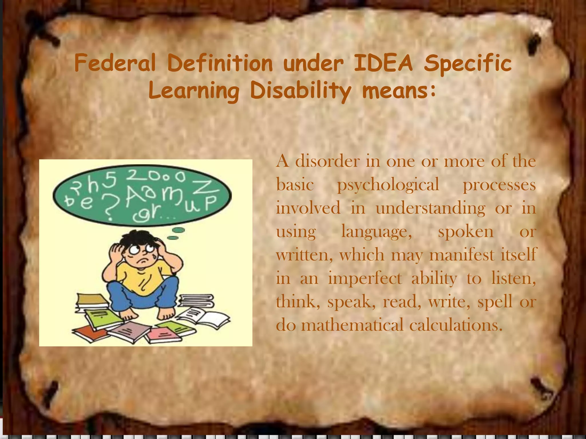 STUDENTS DISABILITIES AND CHALLENGES | PPT