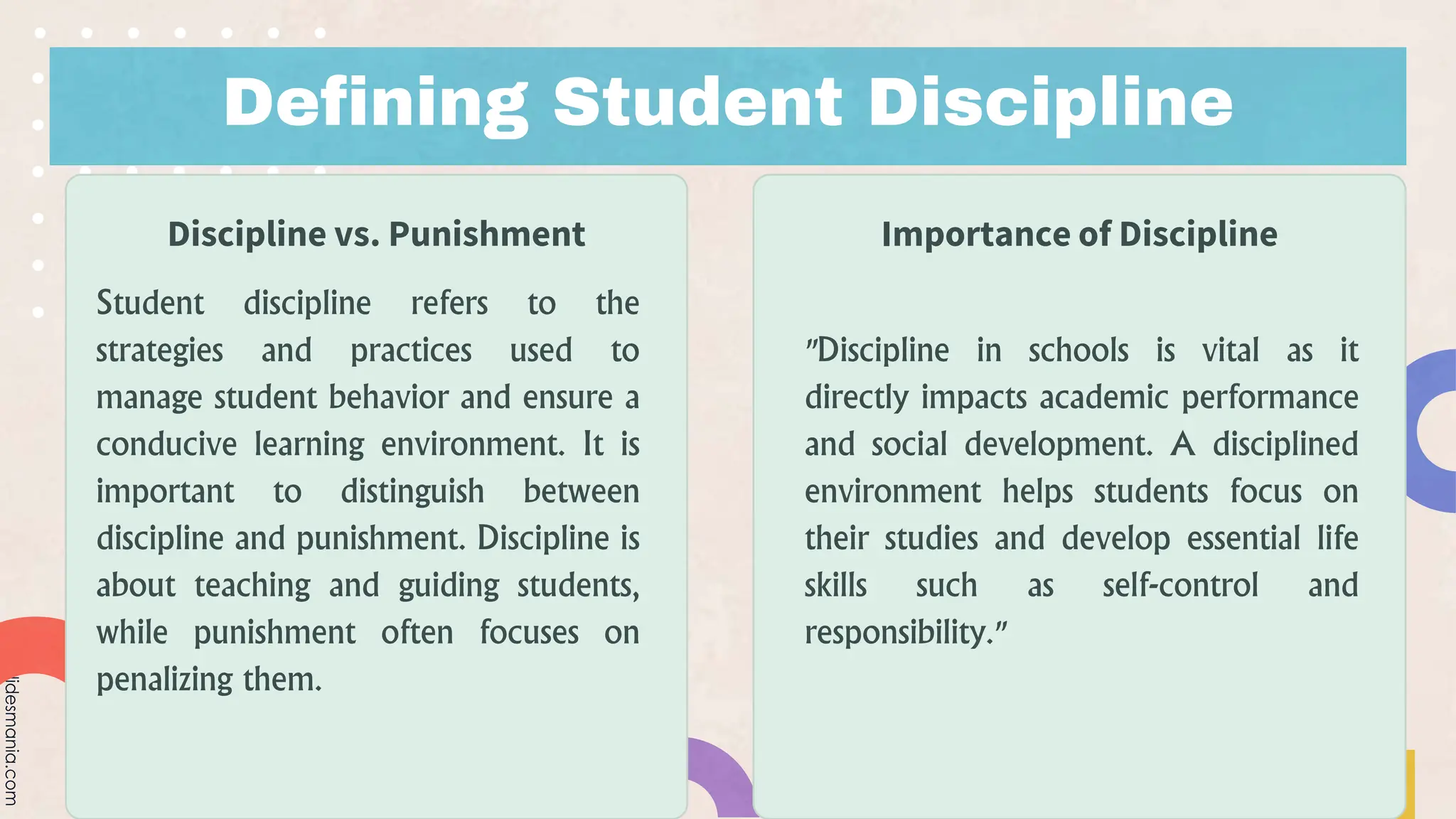 STUDENT DISCIPLINE in an Educational Setting.pptx