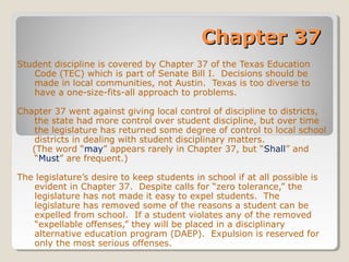 Dr. William Allan Kritsonis - Student Discipline in the Schools, PPT. | PPT