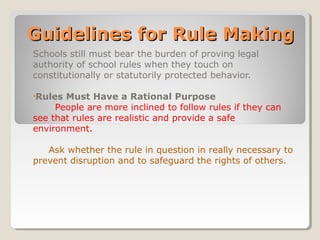 Dr. William Allan Kritsonis - Student Discipline in the Schools, PPT. | PPT