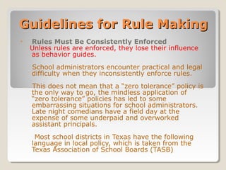 Dr. William Allan Kritsonis - Student Discipline in the Schools, PPT. | PPT