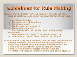 Dr. William Allan Kritsonis - Student Discipline in the Schools, PPT. | PPT