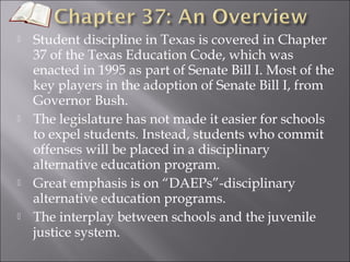 Dr. William Allan Kritsonis - Student Discipline, PPT. | PPT