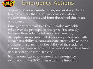 Dr. William Allan Kritsonis - Student Discipline, PPT. | PPT