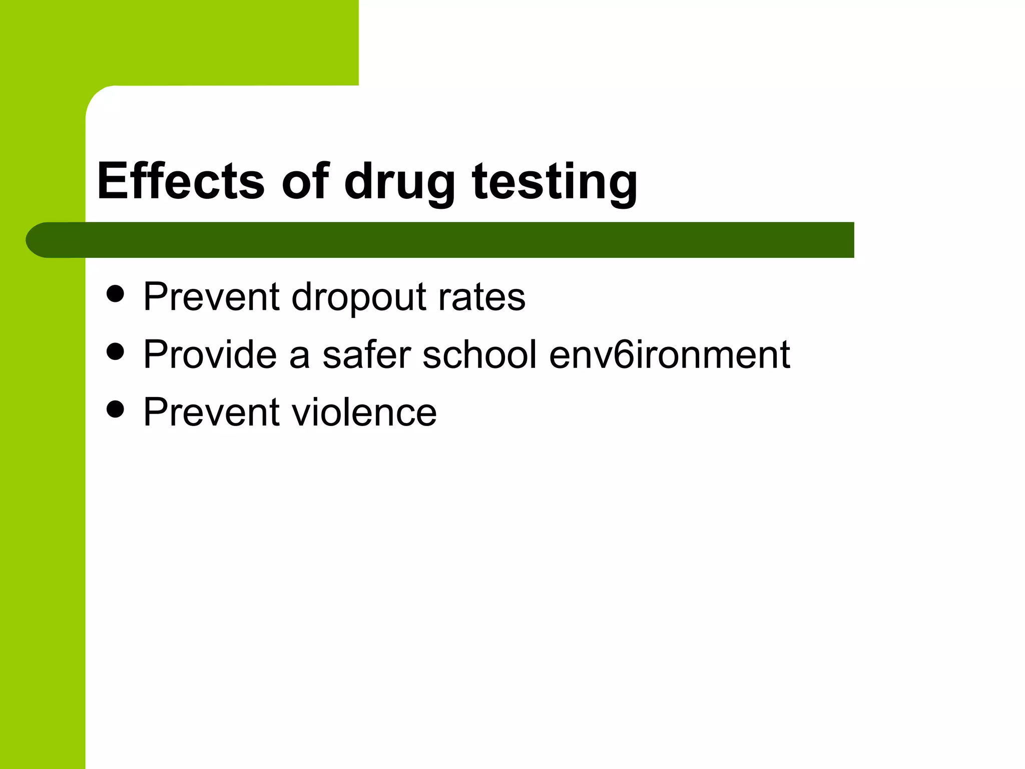 Student Drug Testing | PPT
