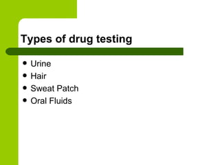 Student Drug Testing | PPT