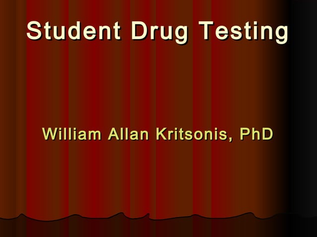 Student drug testing 1 | PPT