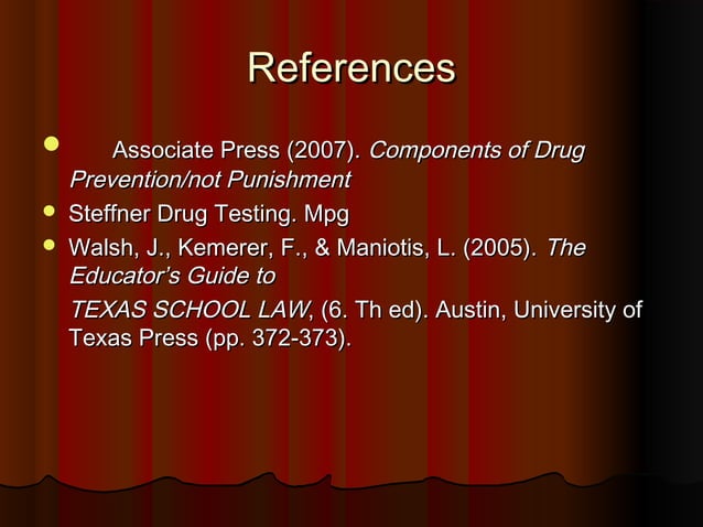 Student drug testing 1 | PPT