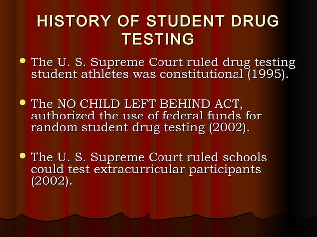 Student drug testing 1 | PPT