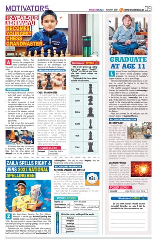 Make your Child Future Ready with Student Edge Newspaper | PDF