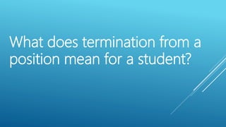 Student Employment Essentials - Discipline | PPT