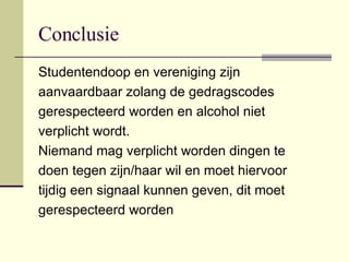 Studentendoop + vereniging | PPT | Alcoholic Beverages | Food & Drink