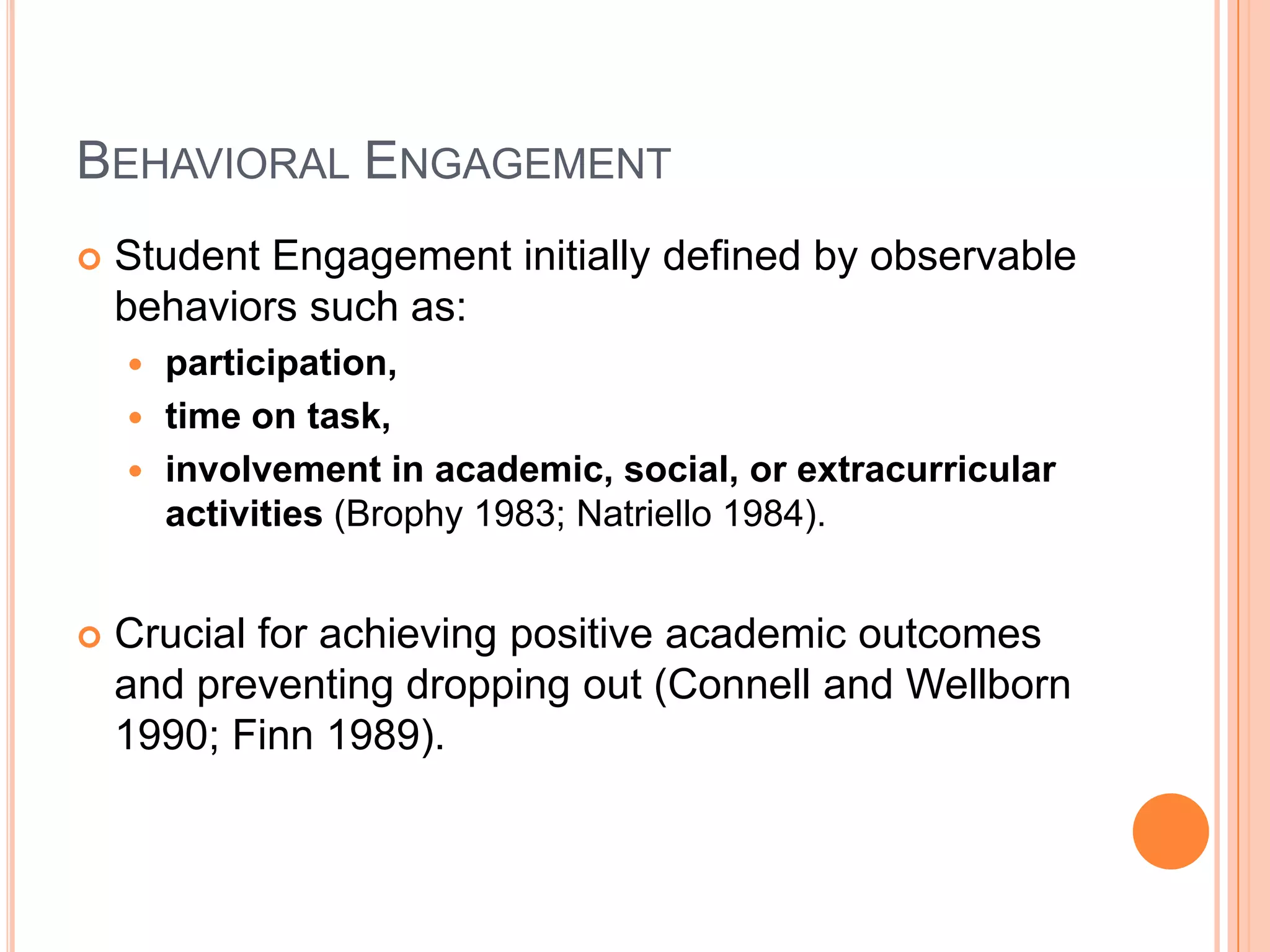 Student engagement | PPTX