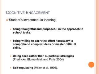 Student engagement | PPTX