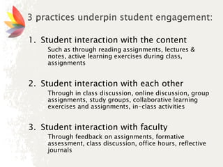 Student engagement | PPT