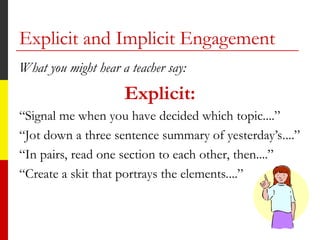 increasing student engagement in the classroom | PPT