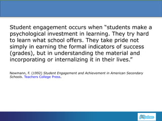 Student engagement, formative assessment, & critical thinking | PPT ...