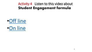 Student engagement formula flowchart | PPT