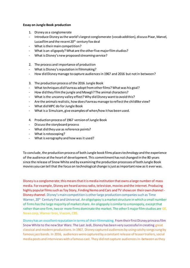 Student essay on jungle book (3) | PDF