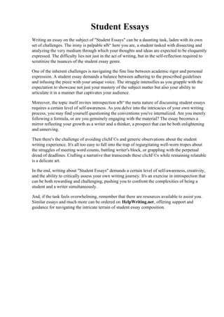 Student Essays.pdf