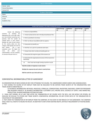 Student evaluation | PDF