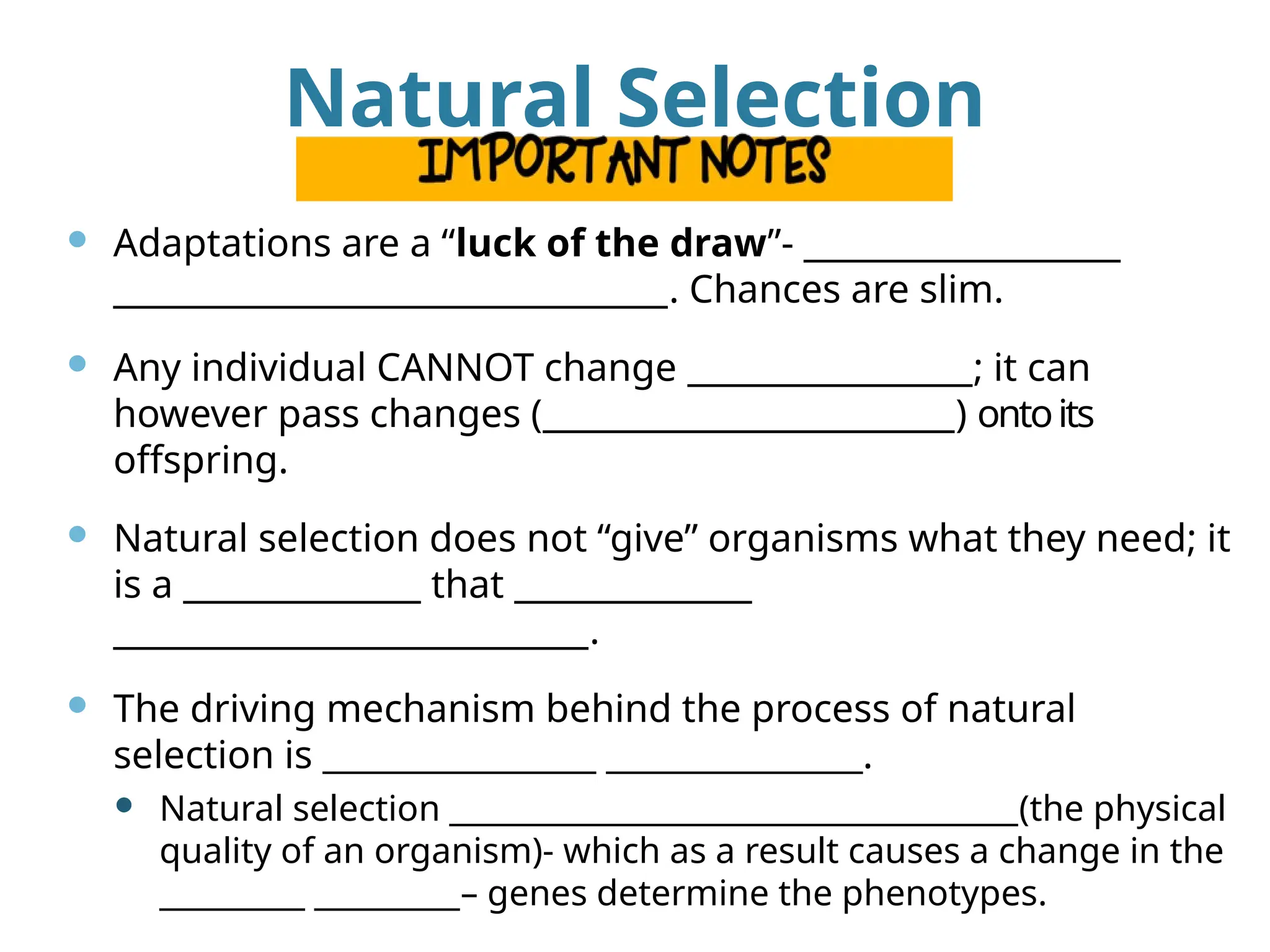 (student) evolution and natural selection.pptx