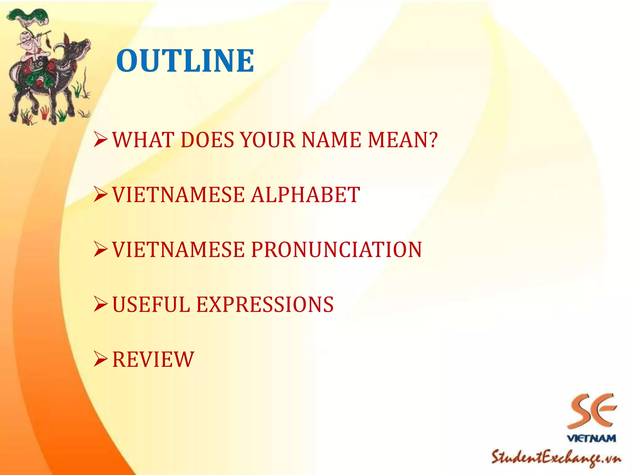 [Student exchange vietnam] Vietnamese language training | PPTX