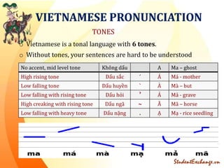 [Student exchange vietnam] Vietnamese language training | PPTX