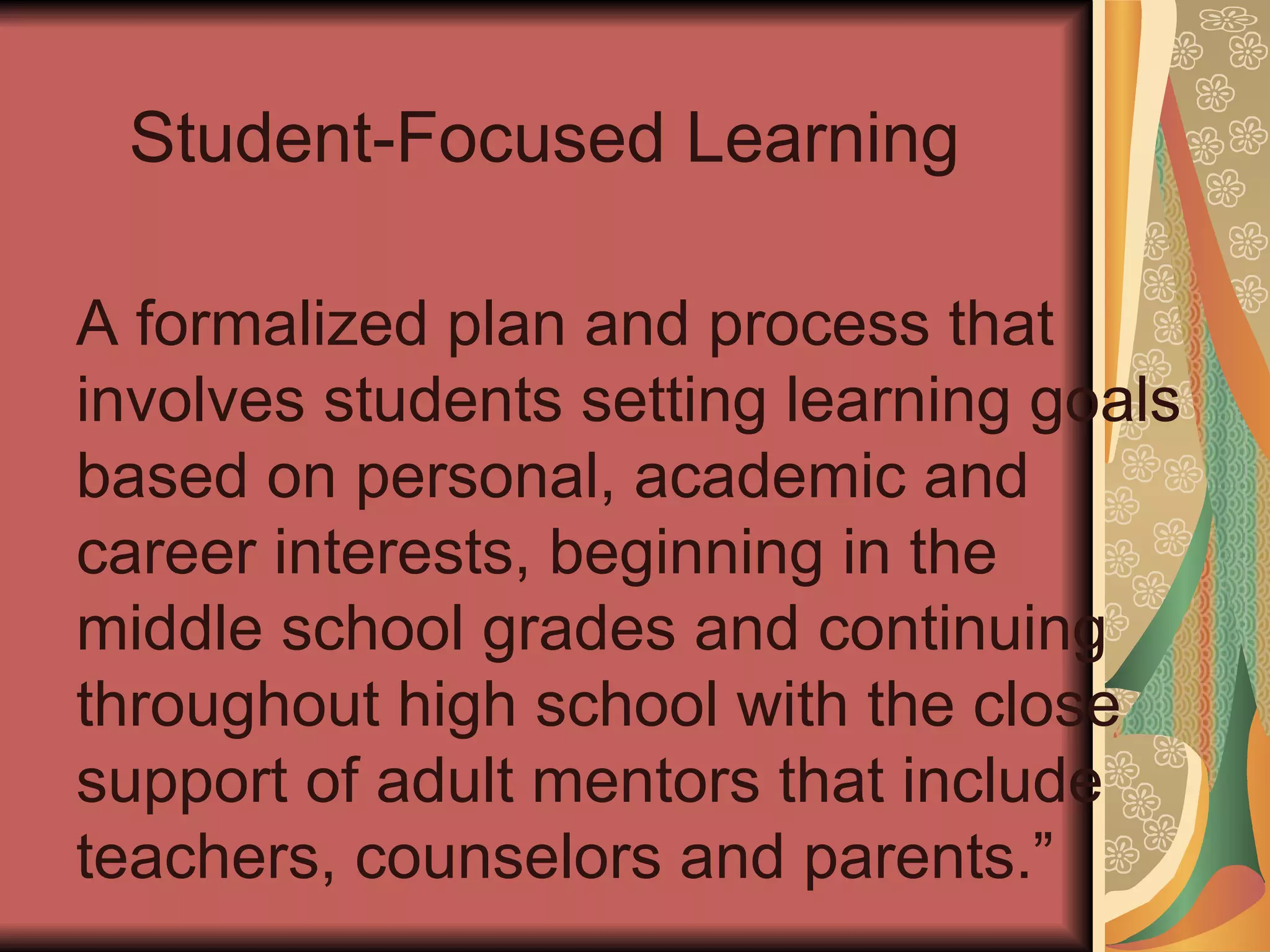 Student focused learning | PPT
