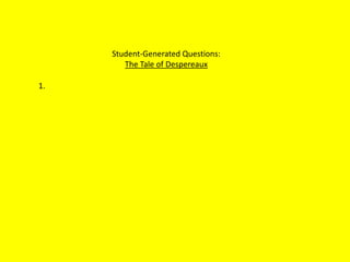 Student generated questions | PPT