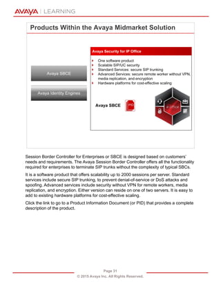 Avaya Midmarket Solution Overview | PDF