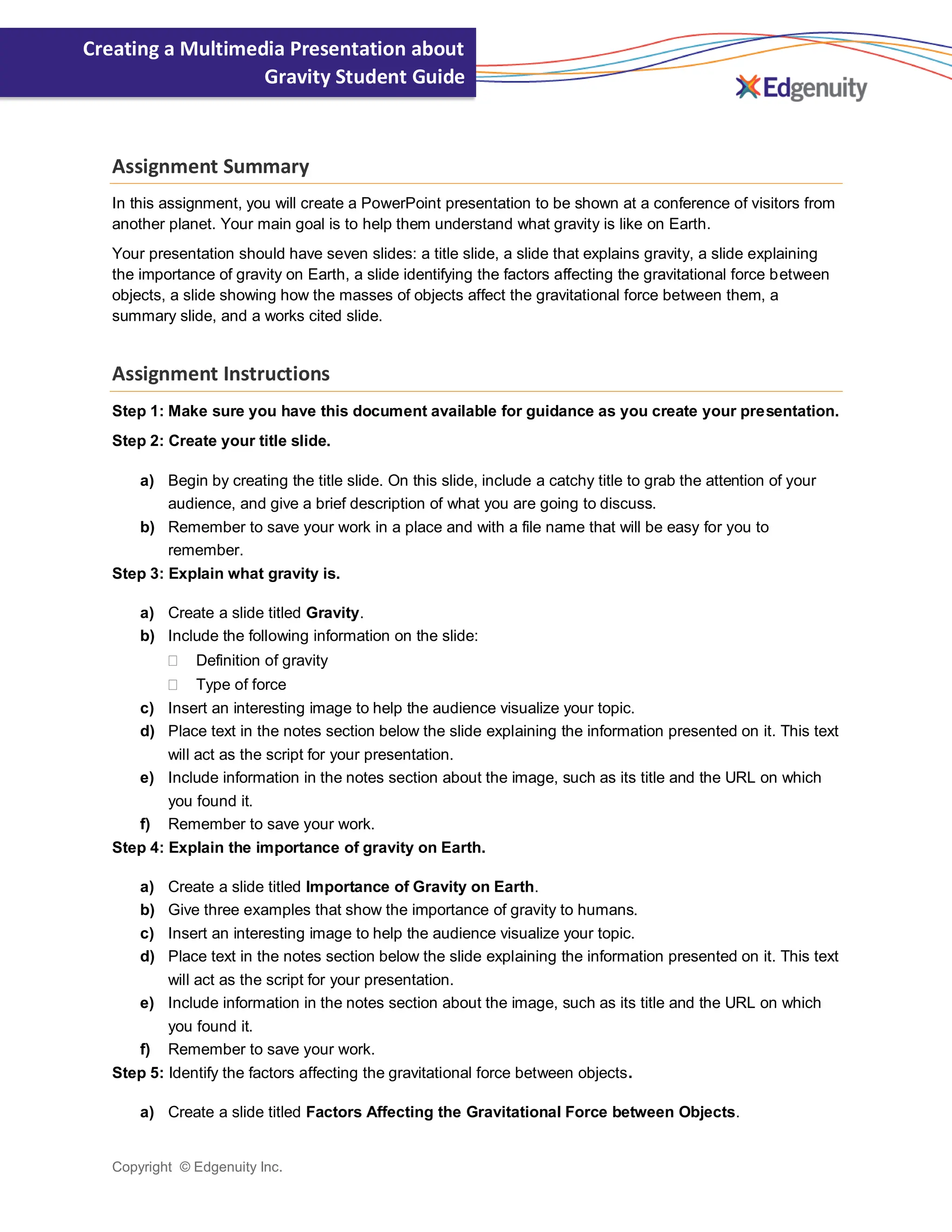 Student Guide - Gravity Presentation.pdf