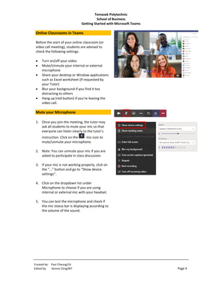 Student guide to Microsoft Teams | PDF
