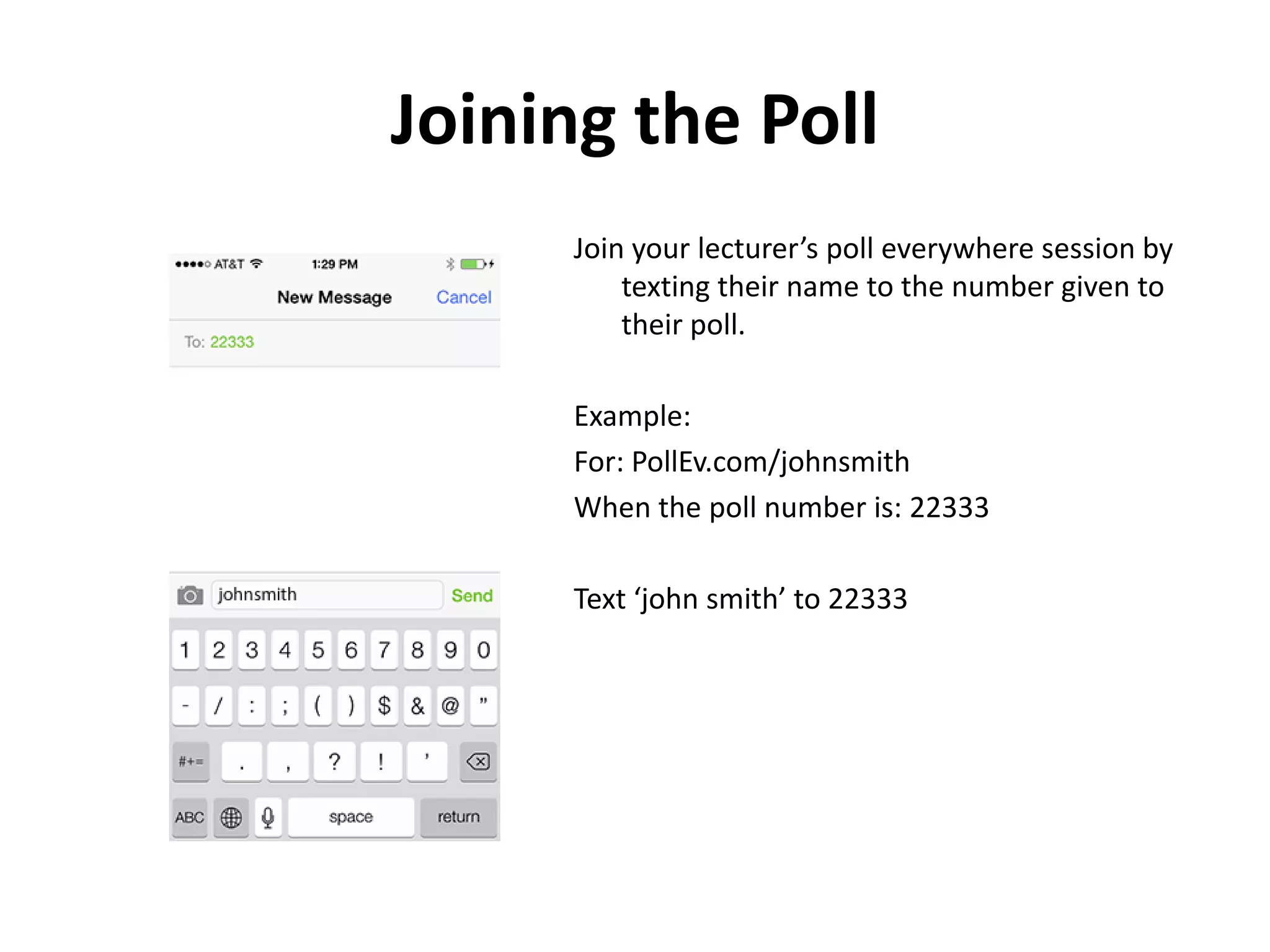 Student guide to poll everywhere | PPT