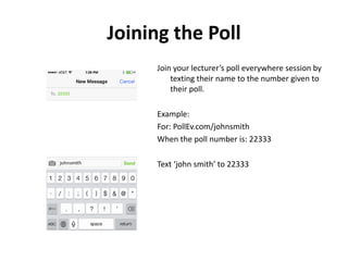 Student guide to poll everywhere | PPT