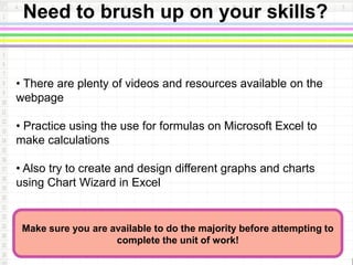 Student guide to spreadsheet modelling | PPTX