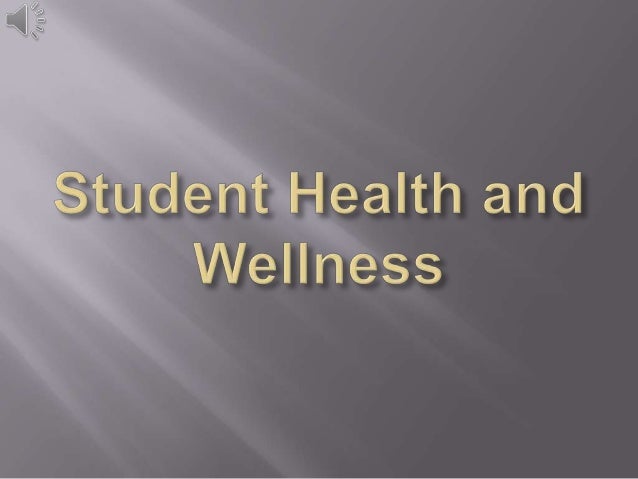 Student health and wellness singular