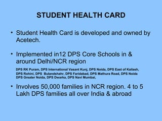 Student Health Card | PPT | Technology & Computing