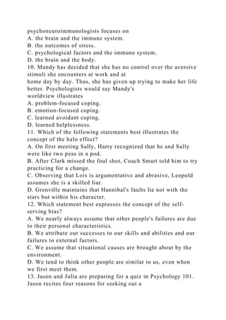 Student ID 21898506Exam 250799RR - Psychology for Two or MoreW.docx