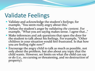 Guidelines for Handling a Student in Crisis | PPTX