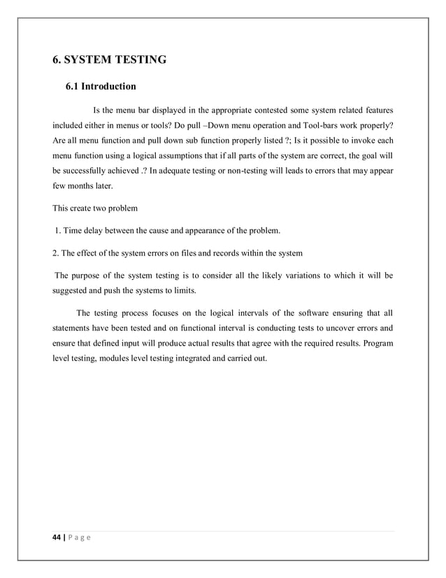 Student information management system project report ii.pdf | Databases | Computer Software and ...