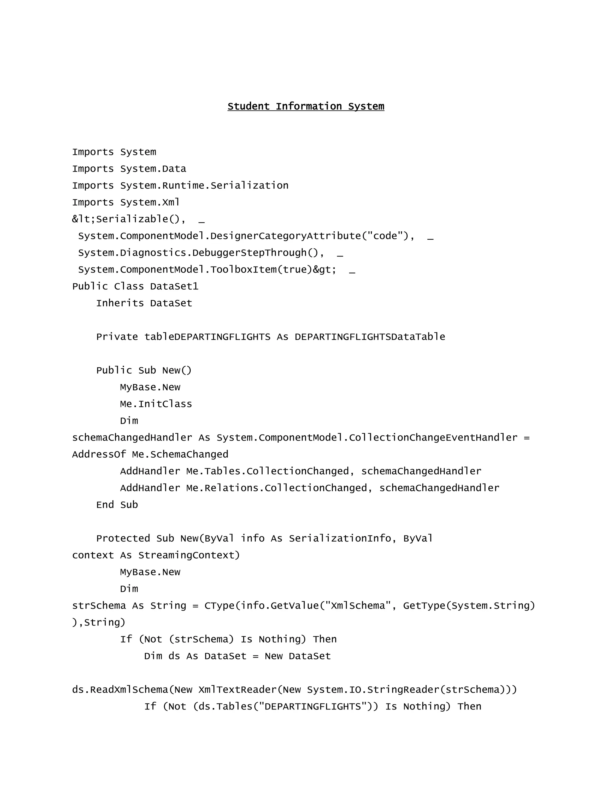 Student information system | PDF