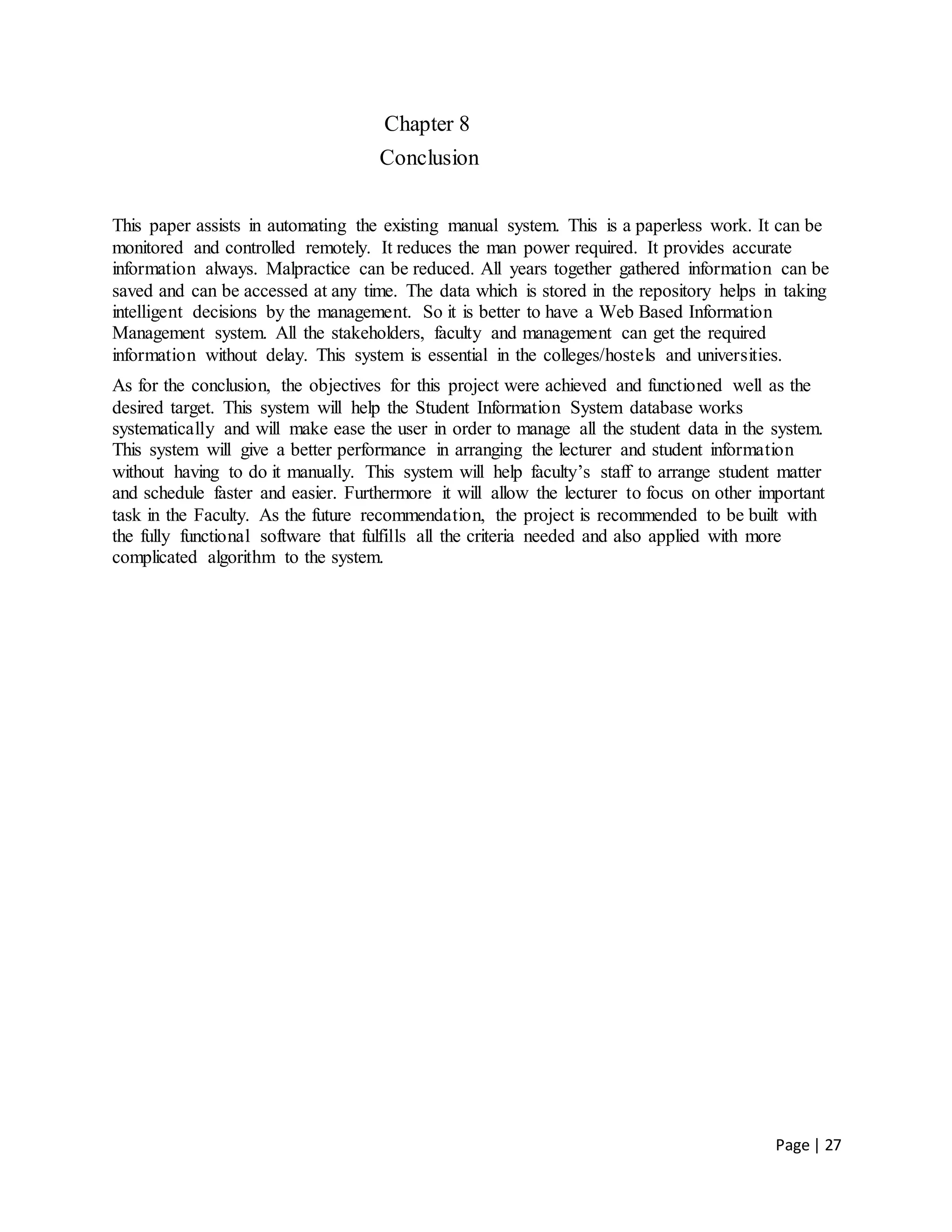 Student information system | DOCX