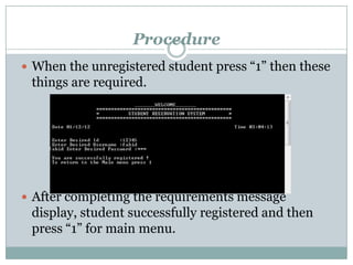 Student information system project | PPTX