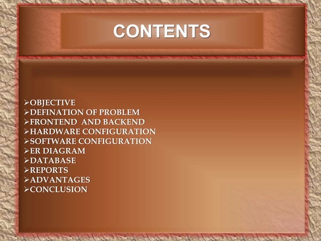 Student information system project report | PPTX | Computing | Technology & Computing