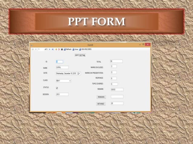Student information system project report | PPTX | Computing | Technology & Computing