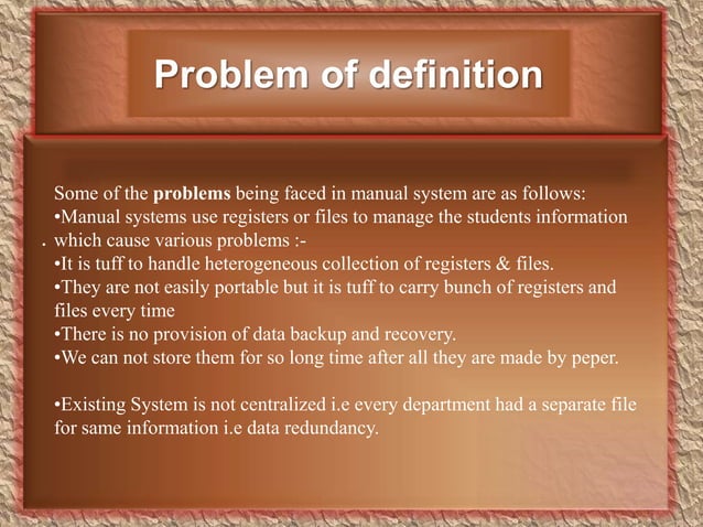 Student information system project report | PPTX | Computing | Technology & Computing